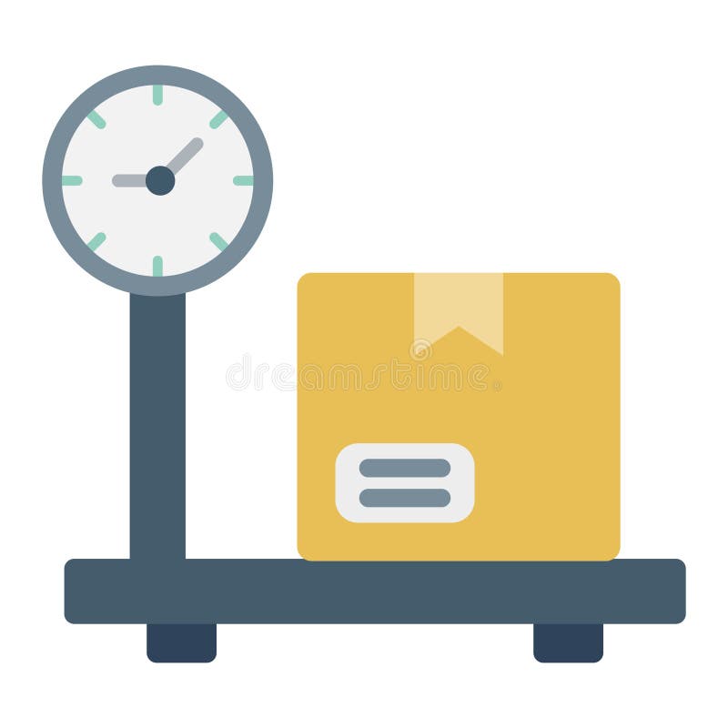 Weight Scale Isolated Vector Icon that Can Be Easily Modified or Edit ...