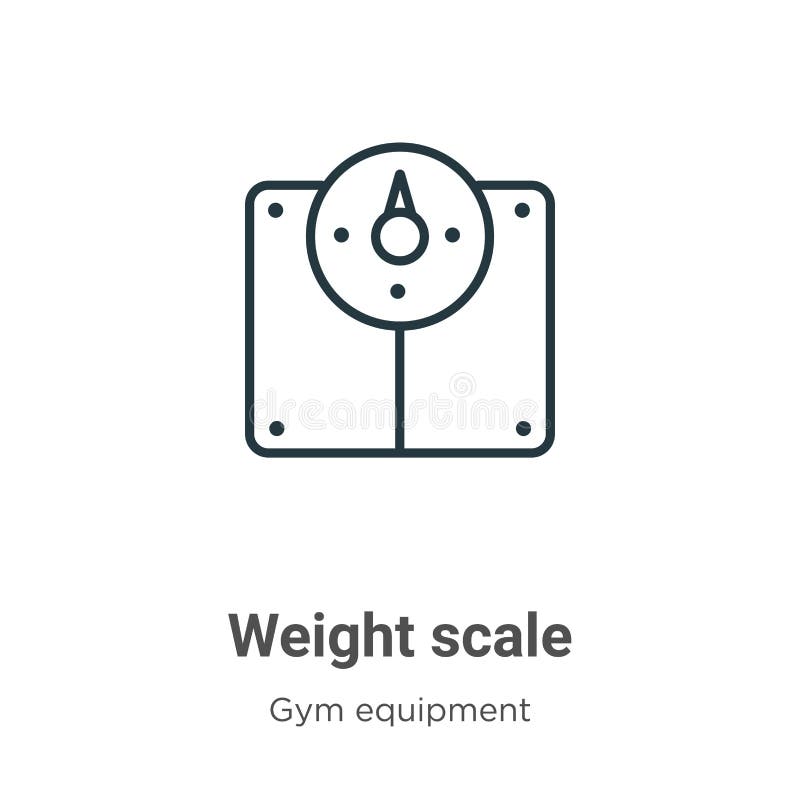 Weighing Scale Icon in Filled, Thin Line, Outline and Stroke Style ...
