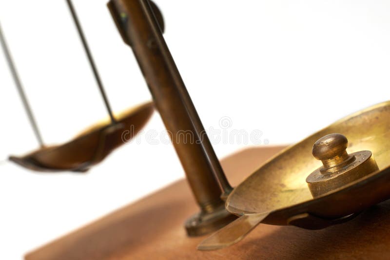 Weight Scale with a Plummet. Stock Photo - Image of table, calibration ...