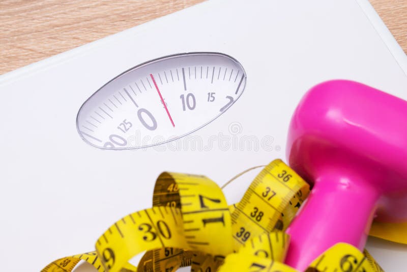 Weight Scale with Tape Measure and Gym Weights Stock Image - Image of ... Weight Scale with Tape Measure and Gym Weights Stock Image - Image of ...