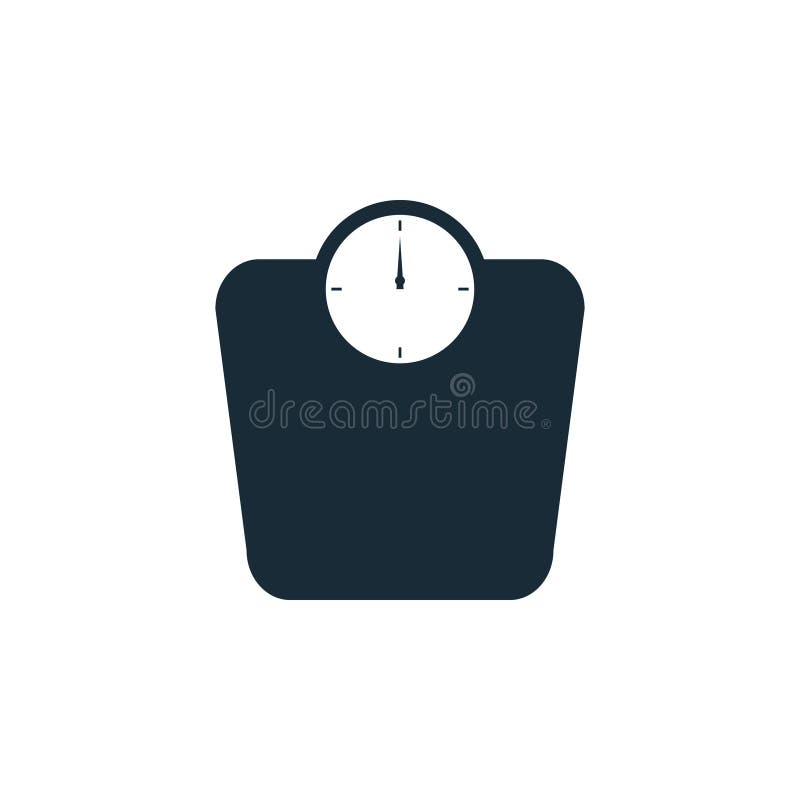 Weight Scale Tool Icon Design Template Elements Stock Vector ...