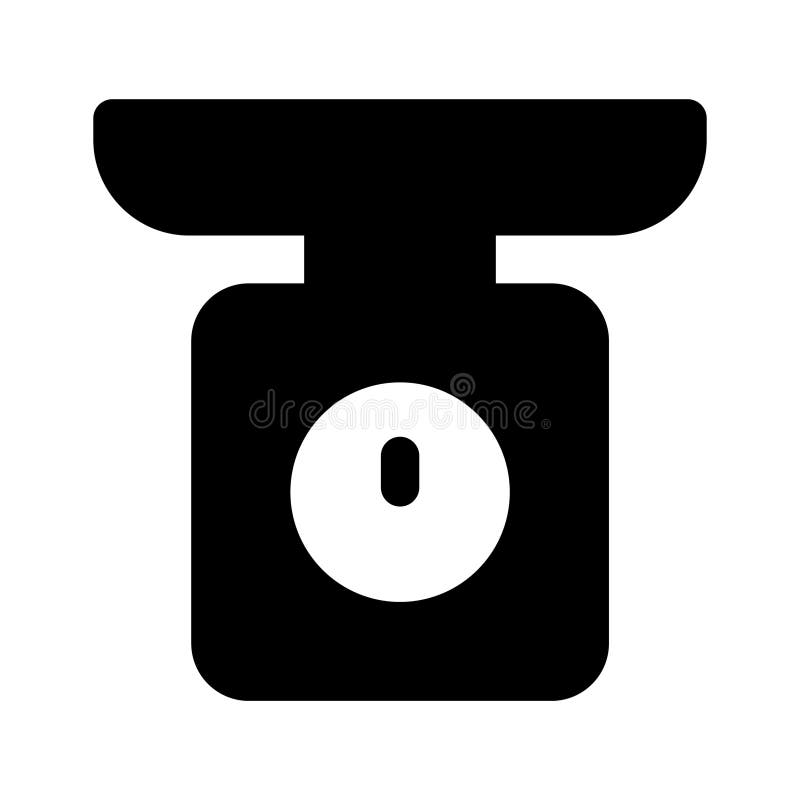 Weight Scale Vector Design, Weight Machine Icon in Editable Style Stock ...