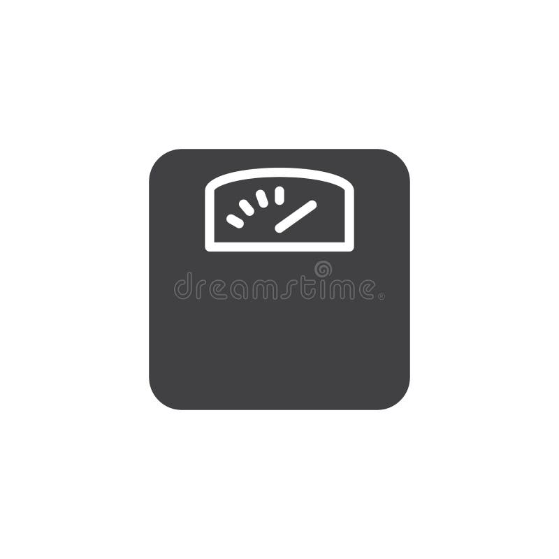 Body Weight Scale Line Icon, Outline Vector Sign, Linear Pictogram ...