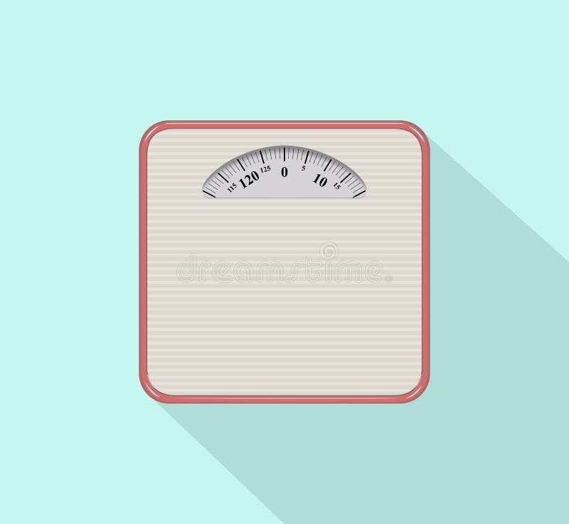 Weight Scale Vector Illustration Icon, Flat Design Stock Illustration ...