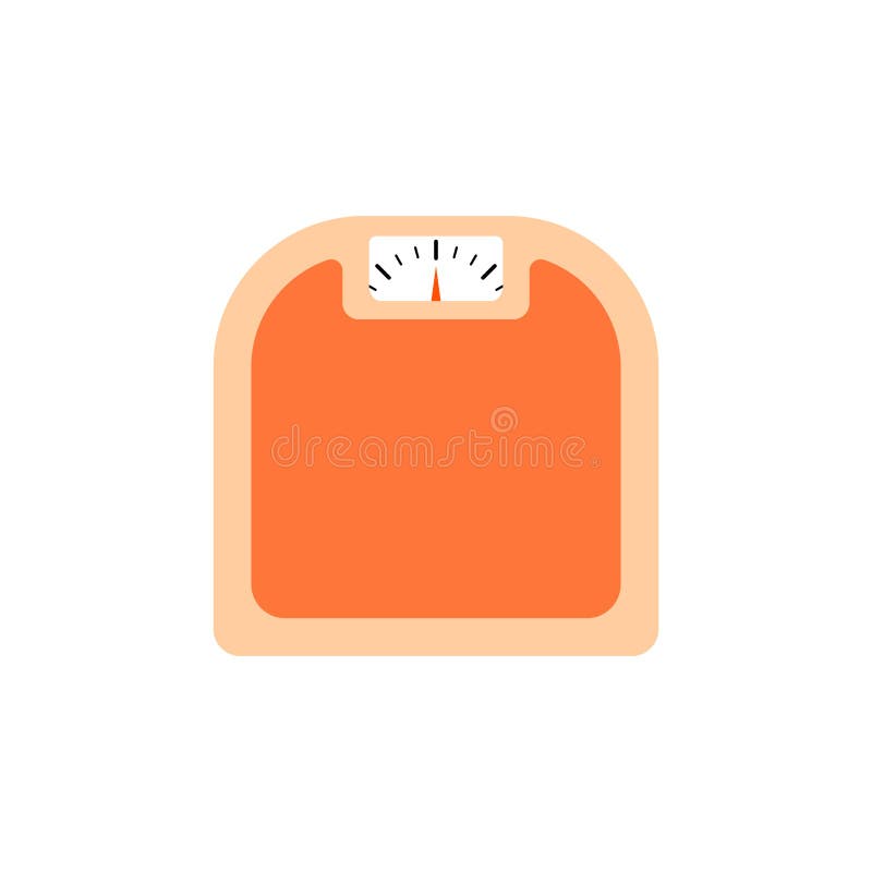 Weight Scales Flat Design Vector Illustration. Bathroom Floor Scales ... Weight Scales Flat Design Vector Illustration. Bathroom Floor Scales ...