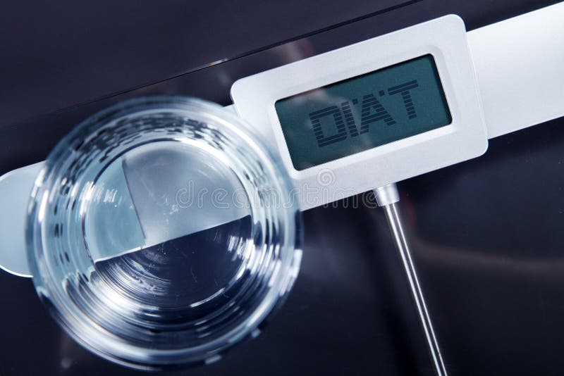 Weight scales with water stock image. Image of bodybuilding - 40172877