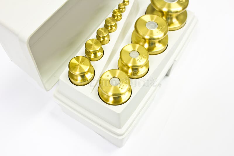 Weight set stock photo. Image of collection, metal, scale - 32301848