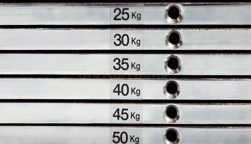 Weight Stack Scale stock image. Image of healthy, gyms - 3485373
