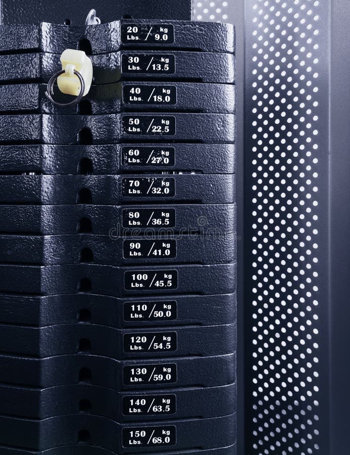 Weight Stack close up stock image. Image of strength - 54976917