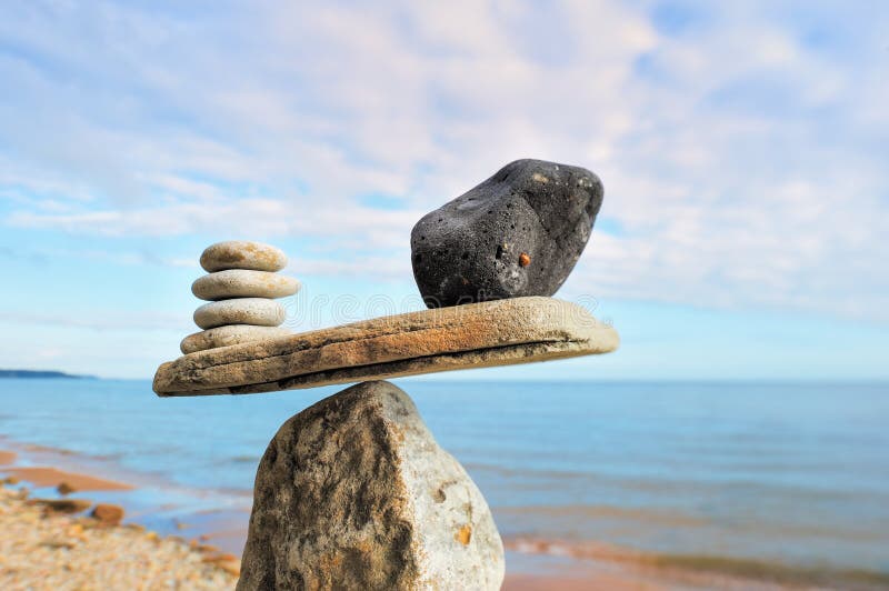 Weight stones stock photo. Image of marine, parity, poise - 53241252
