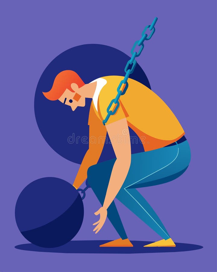 The Weight of the Stress Chains Bearing Down on an Individual Causing ...