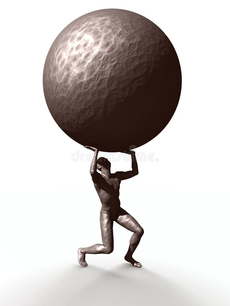 Man Lifting World Stock Illustrations – 271 Man Lifting World Stock ...