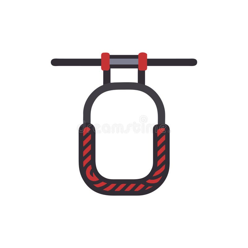 Weighted CrossFit Battle Rope for Intense Training Stock Image ...