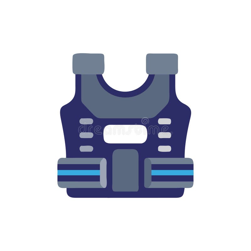 Weighted Full Body Strength Training Vest Icon Stock Image ...