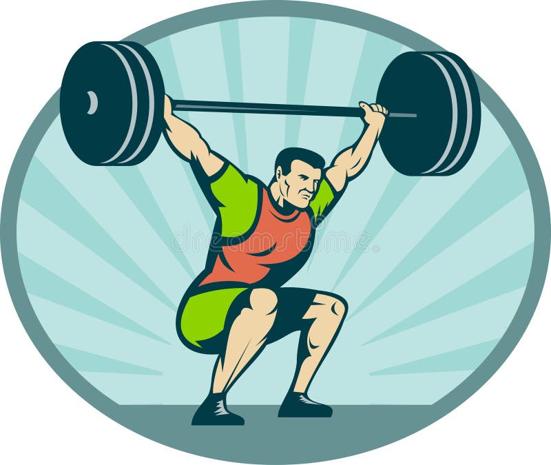 Man lifting a heavy box stock vector. Illustration of illustrate - 13781205
