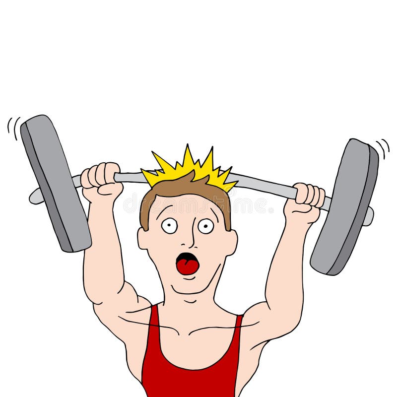 Easy Lightweight Lifting Cartoon