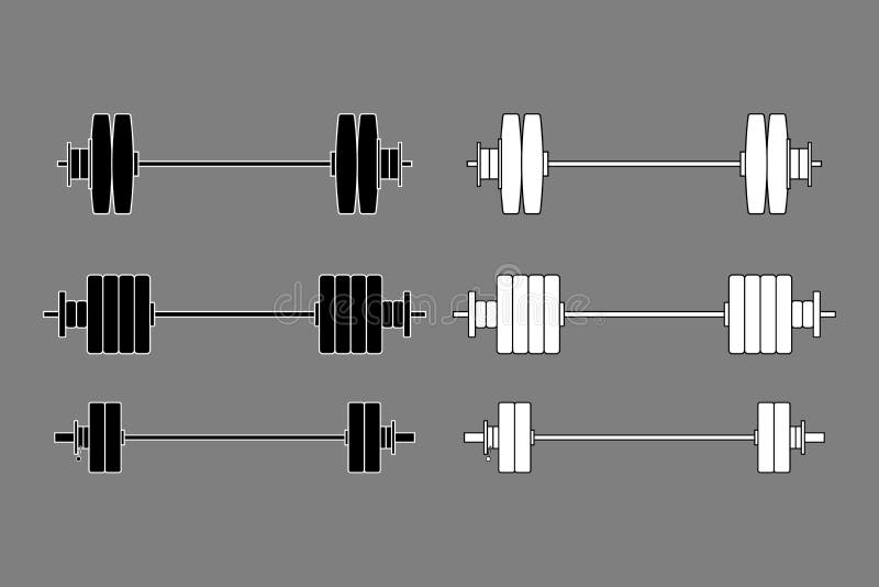 Outline Barbells Stock Illustrations – 260 Outline Barbells Stock ...