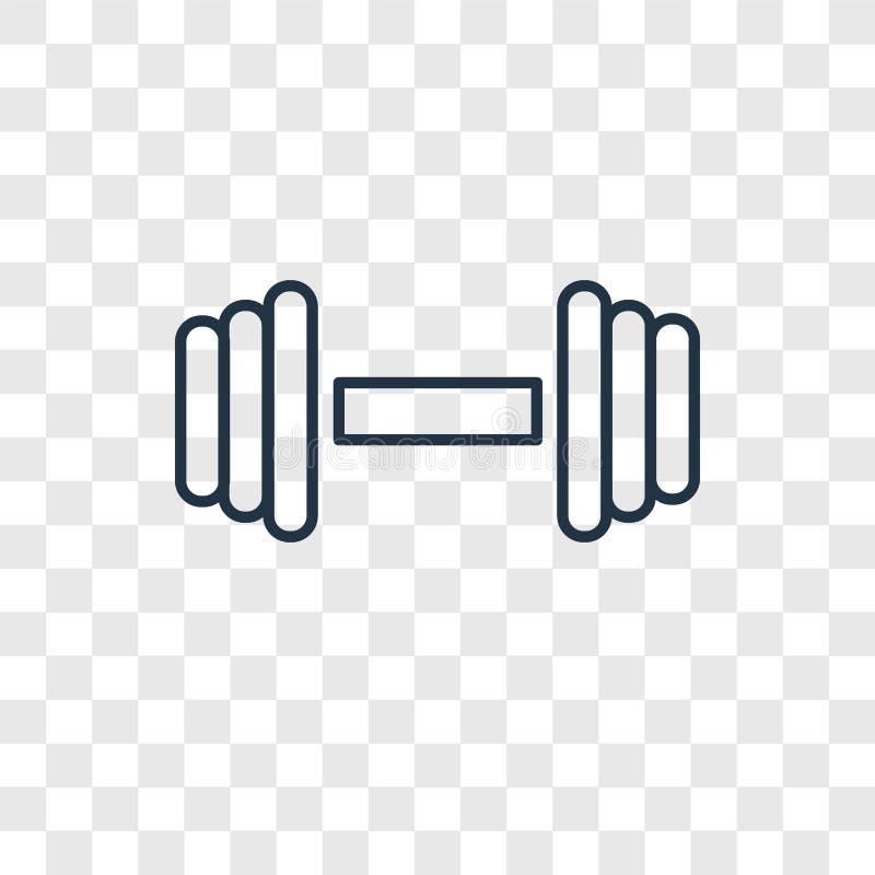 Weights Linear Icon. Modern Outline Weights Logo Concept on Whit Stock ...