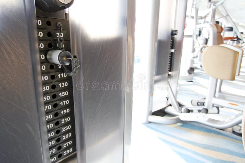 Weights Machine stock image. Image of heavy, work, selection - 40153683