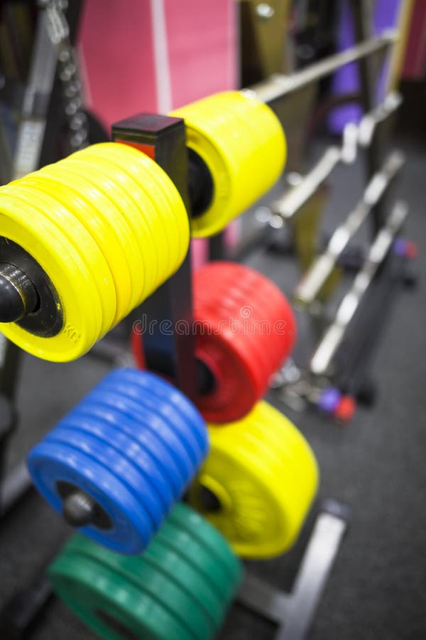 Weights for powerlifting stock image. Image of weightlifting - 51497669