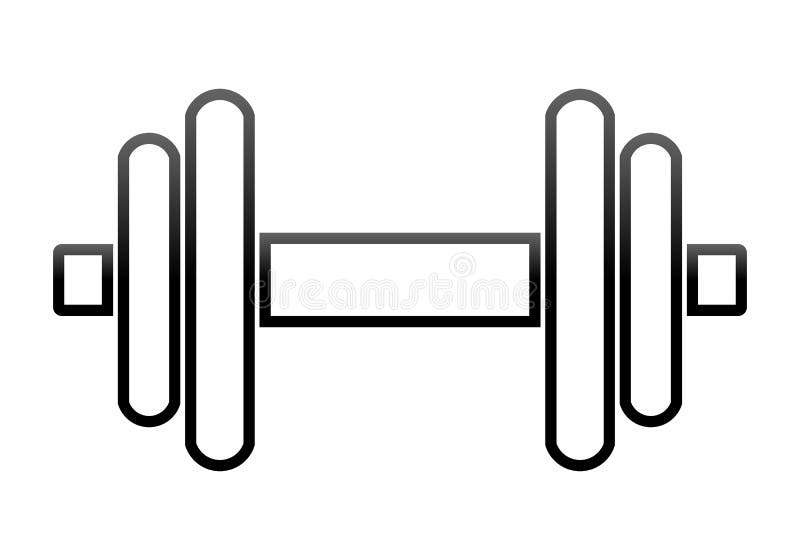 Dumbbell Outline Stock Illustrations – 2,118 Dumbbell Outline Stock ...