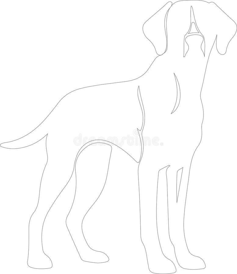 Silhouette Weimaraner Stock Illustrations – 276 Silhouette Weimaraner ...