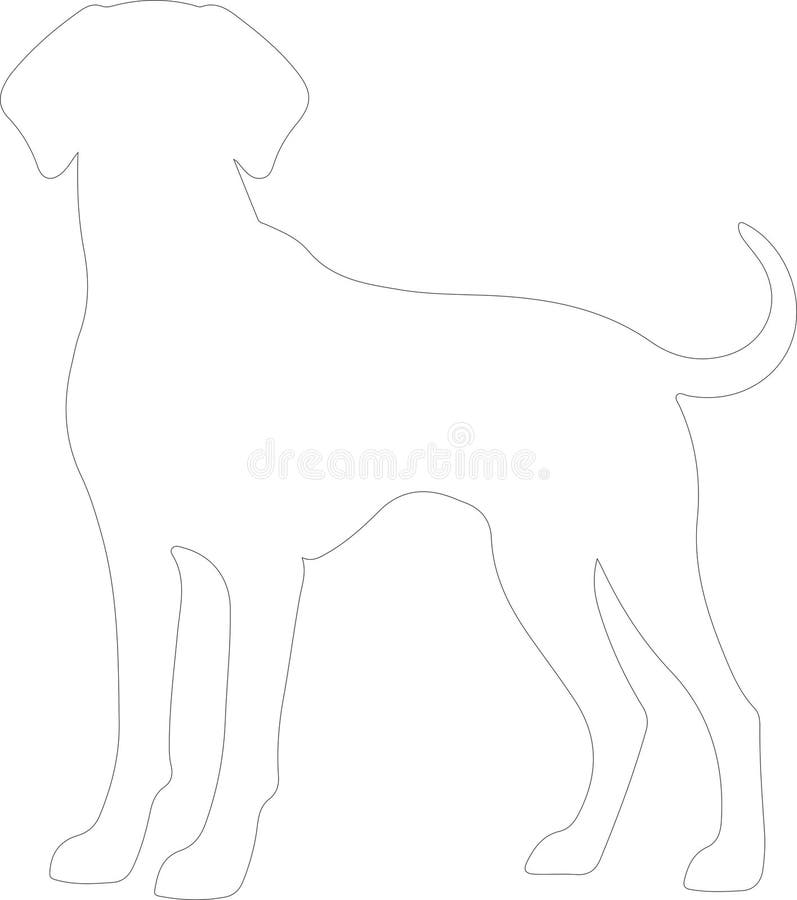 Silhouette Weimaraner Stock Illustrations – 269 Silhouette Weimaraner ...