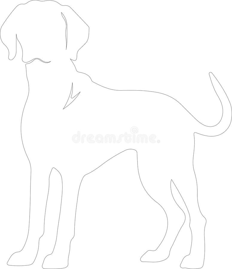 Silhouette Weimaraner Stock Illustrations – 276 Silhouette Weimaraner ...