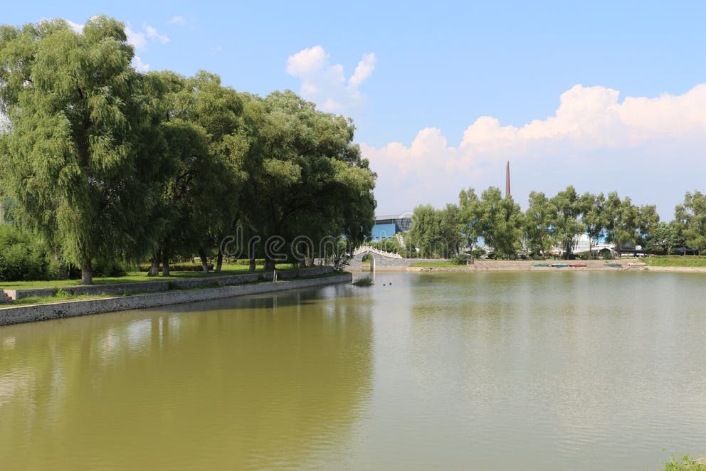 The Weiming Lake stock image. Image of lake, weiming - 45402759