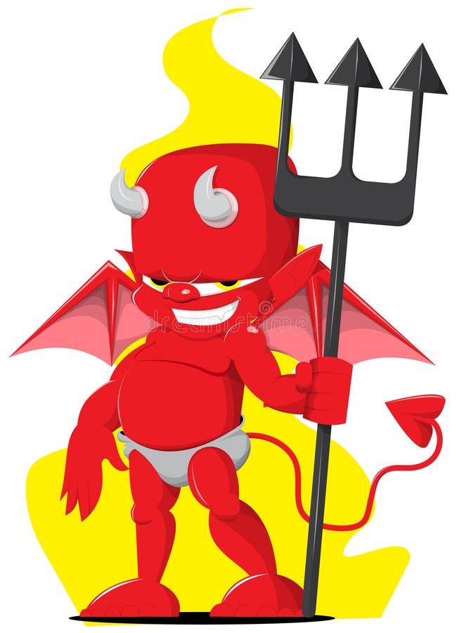 Kleine duivel vector illustratie. Illustration of verdenking - 16043049