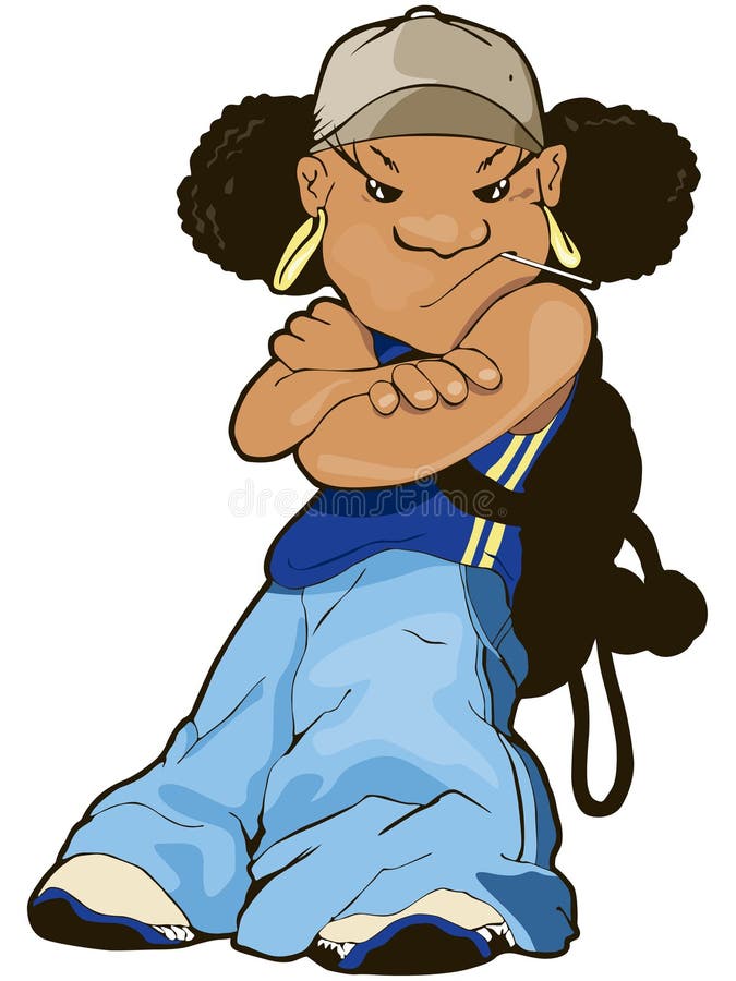 Weinig Juffrouw Intimideert Vector Illustratie - Illustration of ...