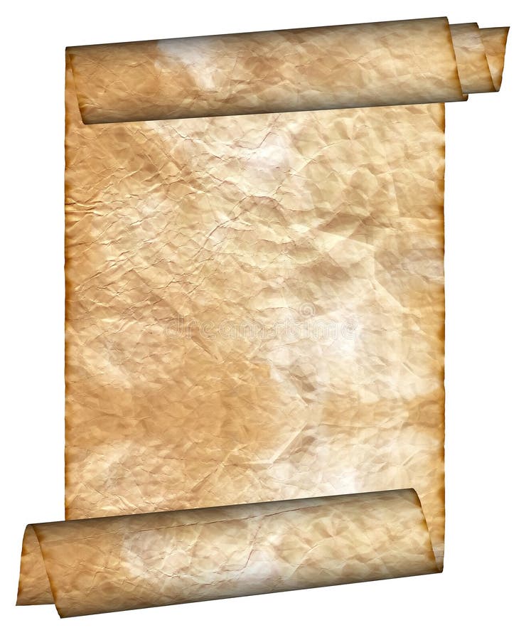 Pergament-Rolle - Mittelalterlich Stock Abbildung - Illustration von ...