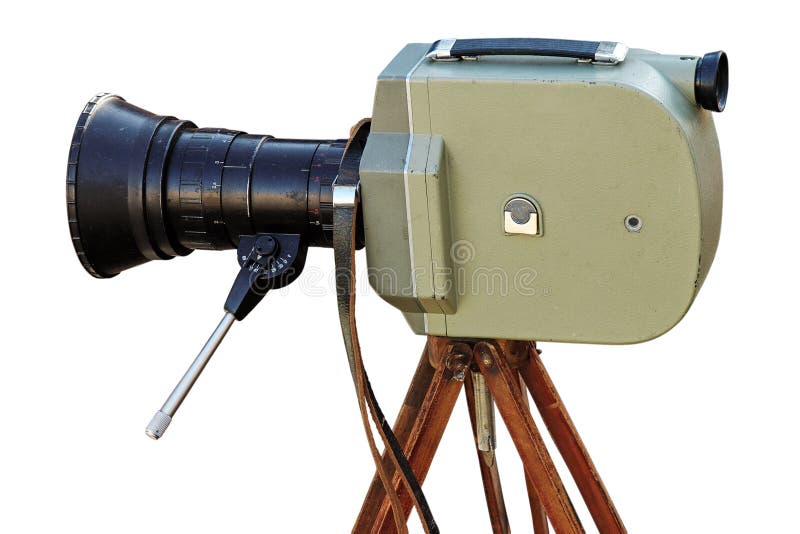 Alte Filmkamera stockbild. Bild von kolorierte, schwarzes - 15091795