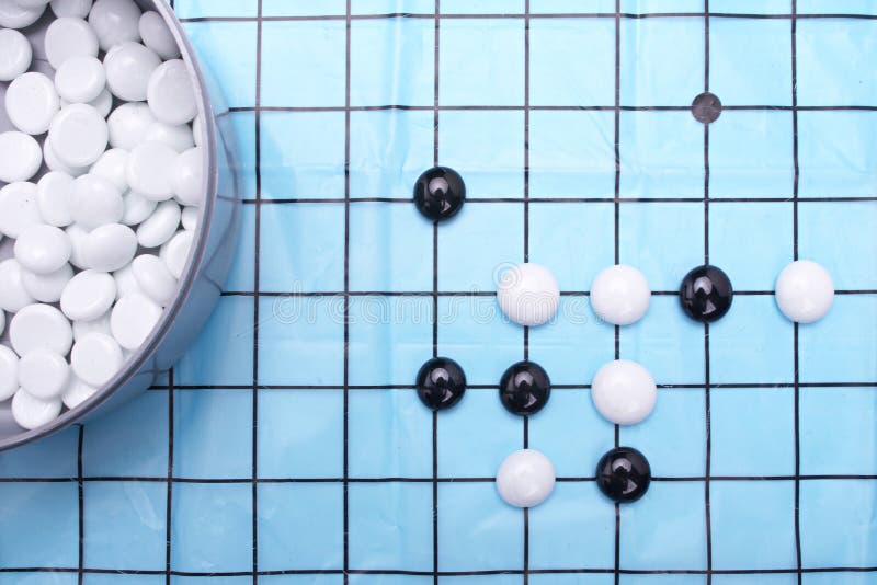 Weiqi the game of go stock image. Image of rules, intelligence - 19845643
