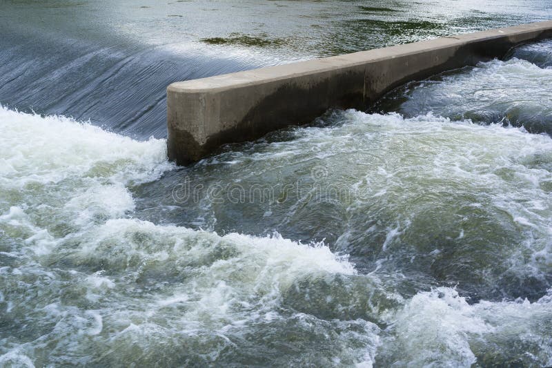 Weir stock photo. Image of strong, flow, construction - 103018378