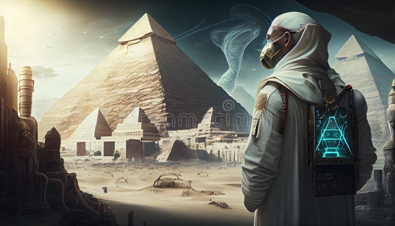 Weird Ancient Science Concept Stock Illustration - Illustration of ...