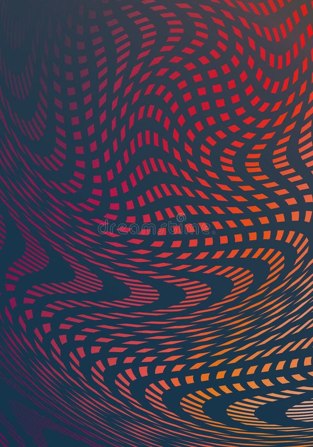 Weird Distorted Structure Red Abstract Vertical Background Stock ...