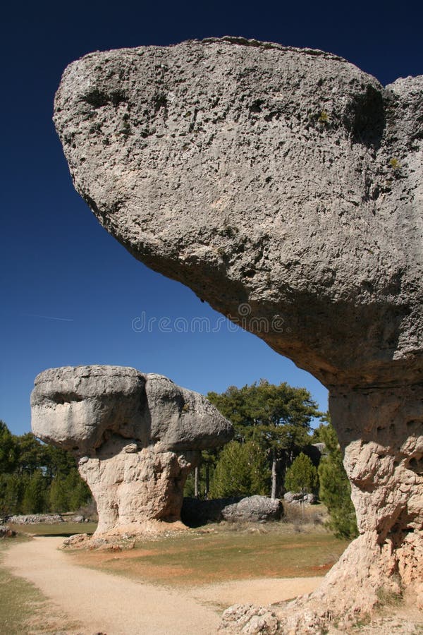 Weird eroded rocks stock photo. Image of outdoors, stone - 8805528