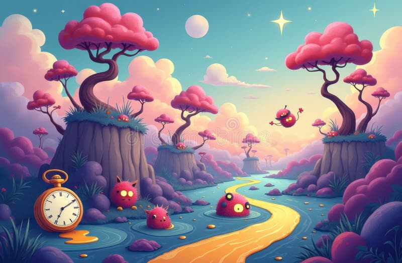 A Weird Fantasy World at 14-12-2024 Stock Illustration - Illustration ...