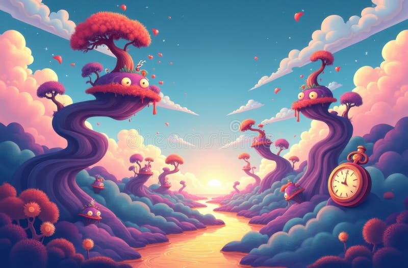 A Weird Fantasy World at 14-12-2024 Stock Illustration - Illustration ...