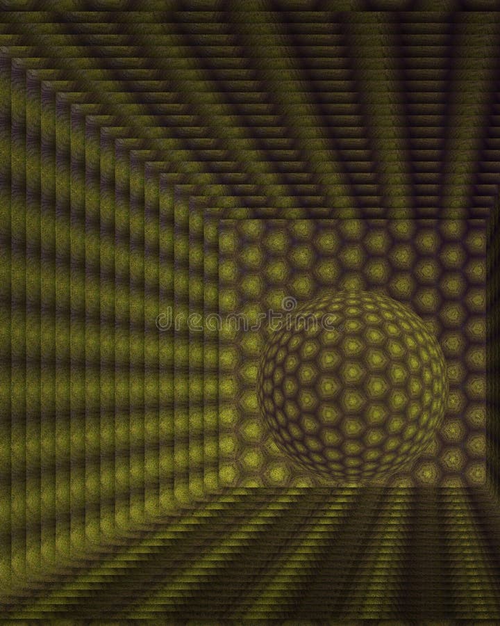 Weird Green and Fun Digital Abstract Design Stock Illustration ...