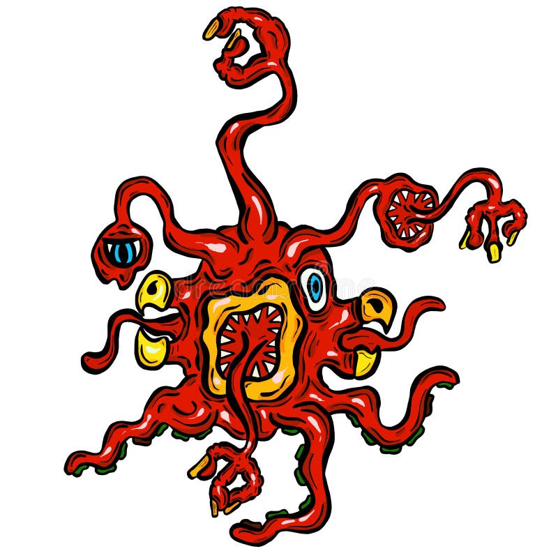 Weird Imaginary Alien Monster Creatures that Look Like Viruses or ...