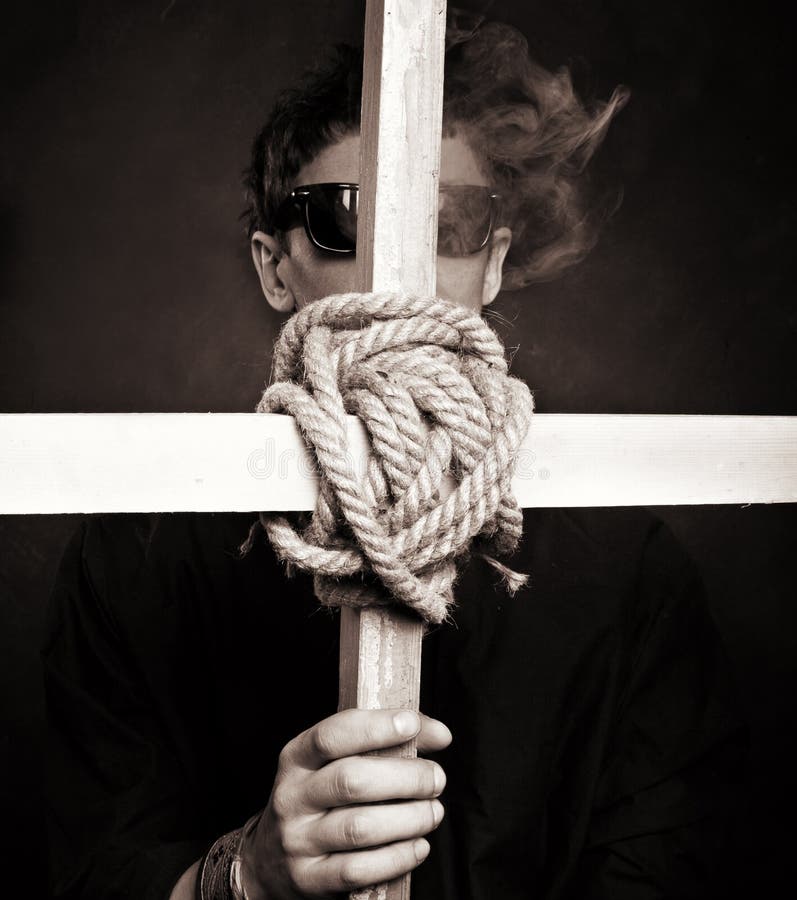 Weird monk or priest stock photo. Image of addicted, spiritual - 21931222