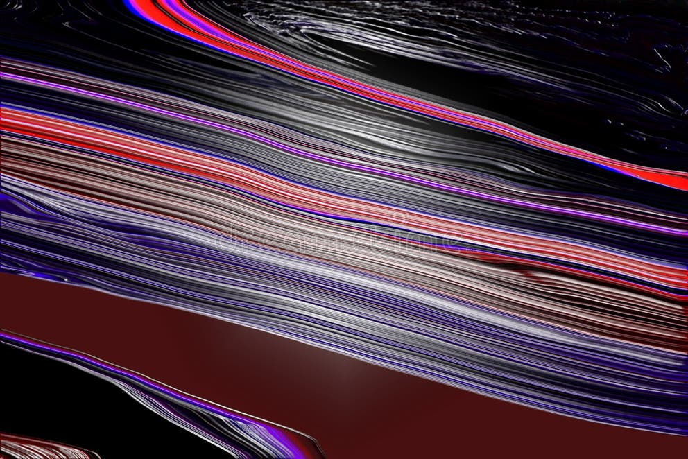 Weird Nightmares 3d Abstract Desigh Stock Illustration - Illustration ...