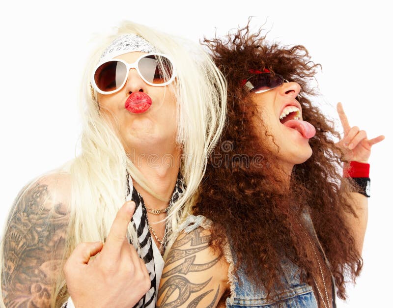 Weird Rockstars Making Funny Faces Stock Image - Image of musician ...