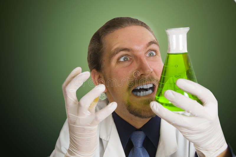 Weird Science stock photo. Image of male, biotechnology - 14301884