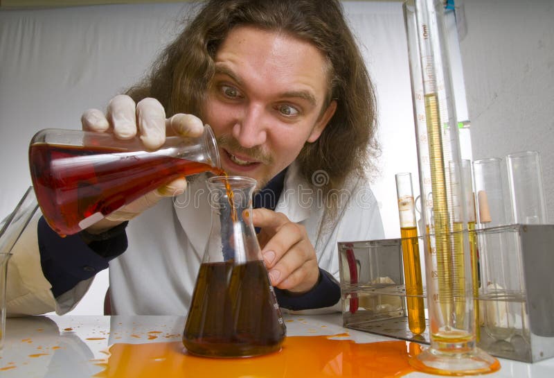 Weird Science stock photo. Image of male, biomedical - 14301946