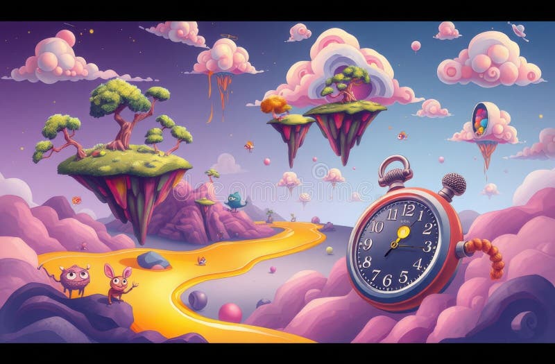 Weird Strange Fantasy World at 14-12-2024 Stock Illustration ...