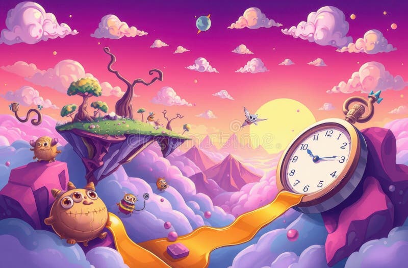 Weird Strange Fantasy World at 14-12-2024 Stock Illustration ...