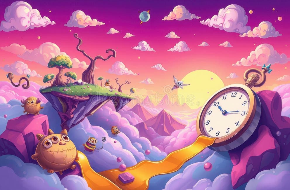 Weird Strange Fantasy World at 14-12-2024 Stock Illustration ...